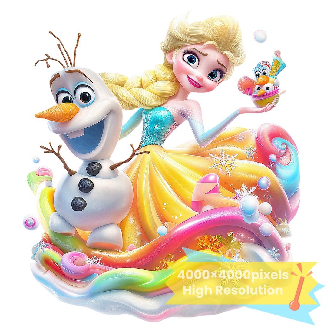 Frozen Cartoon Images, PNG SVG, Digital Download - Etsy
