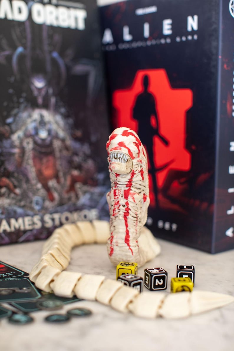 Flexi Articulated Chestburster From Aliens Fidget Desk Toy - Etsy