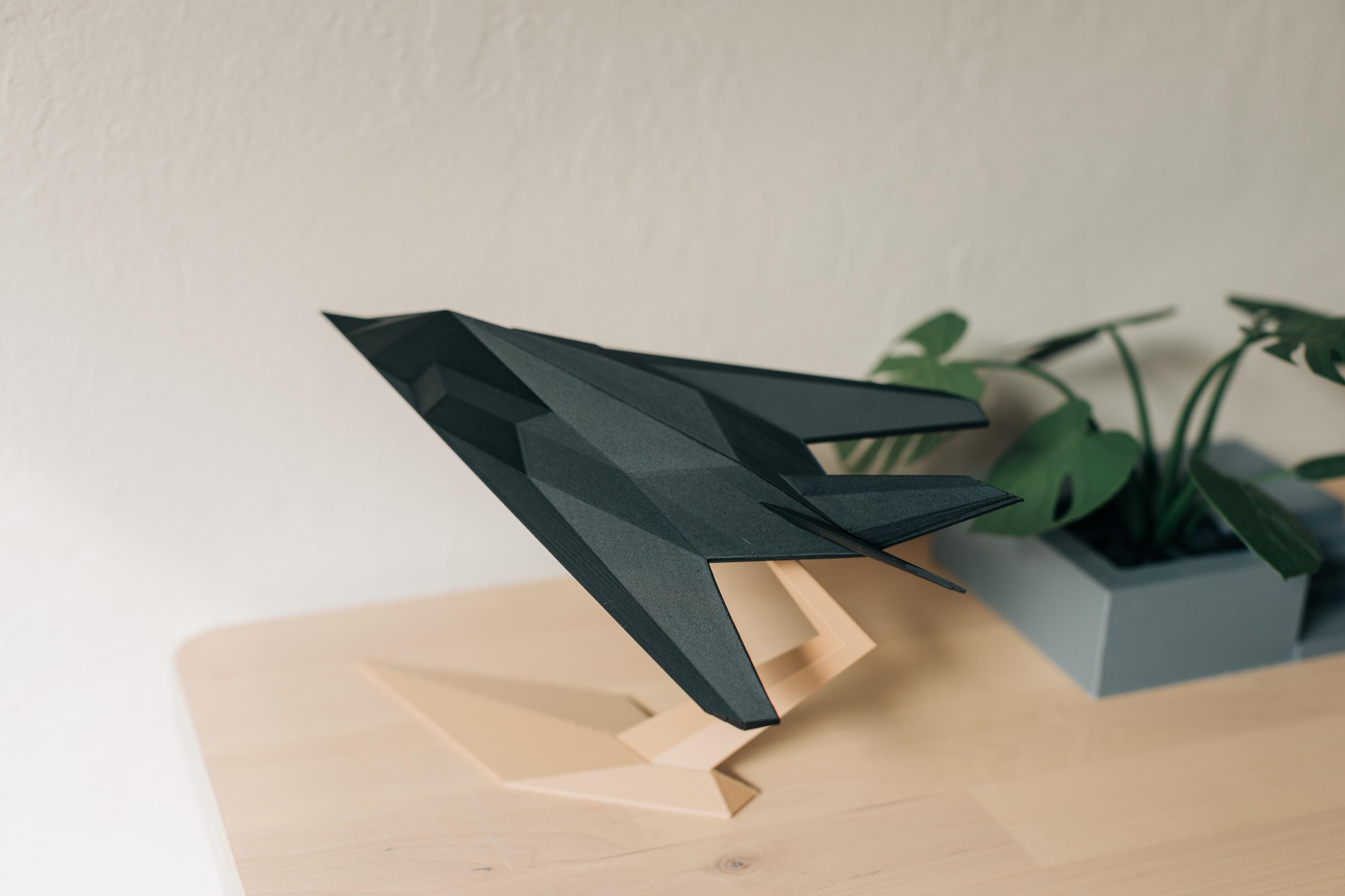 Retro Minimalist F-117 Nighthawk Stealth Fighter Jet Desk Decoration - Etsy