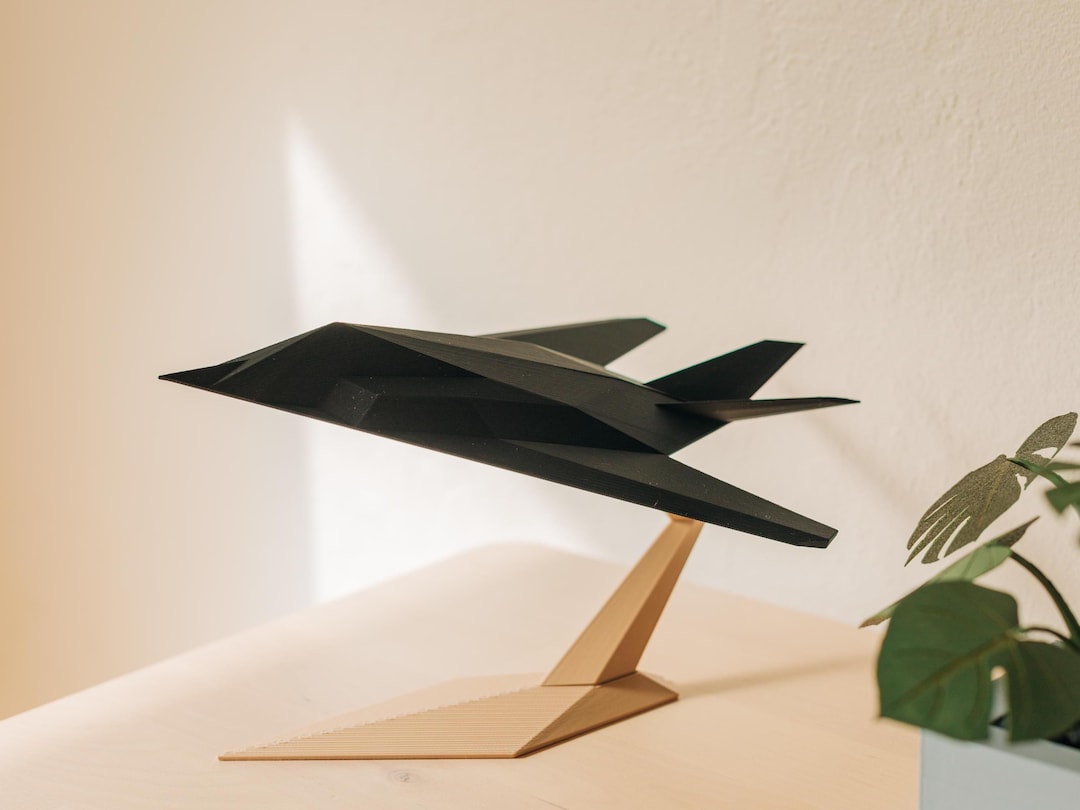 Retro Minimalist F-117 Nighthawk Stealth Fighter Jet Desk Decoration - Etsy