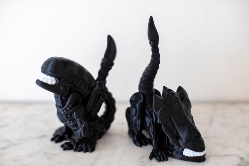 Chibi Alien Xenomorph Desk Toy From Aliens Movie - Etsy