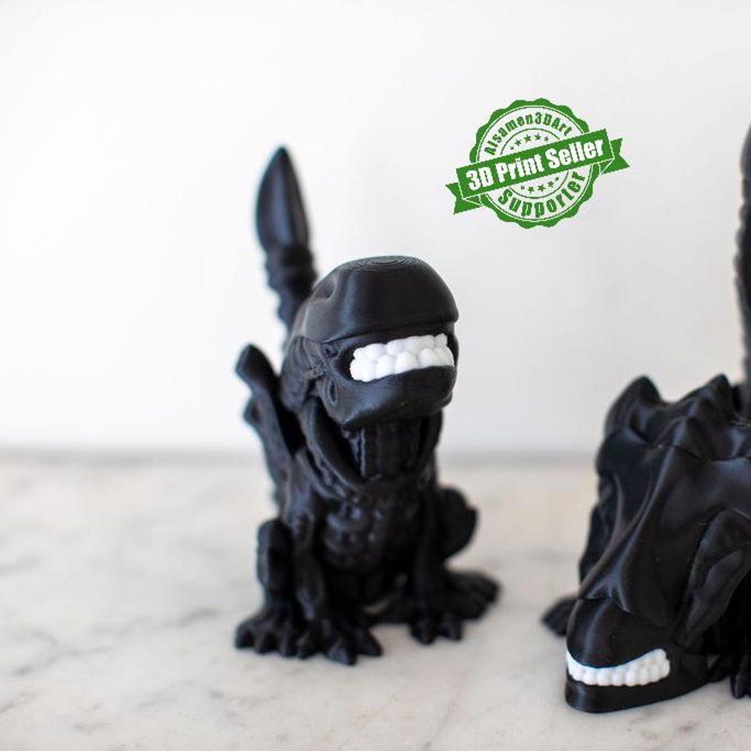Chibi Alien Xenomorph Desk Toy From Aliens Movie - Etsy
