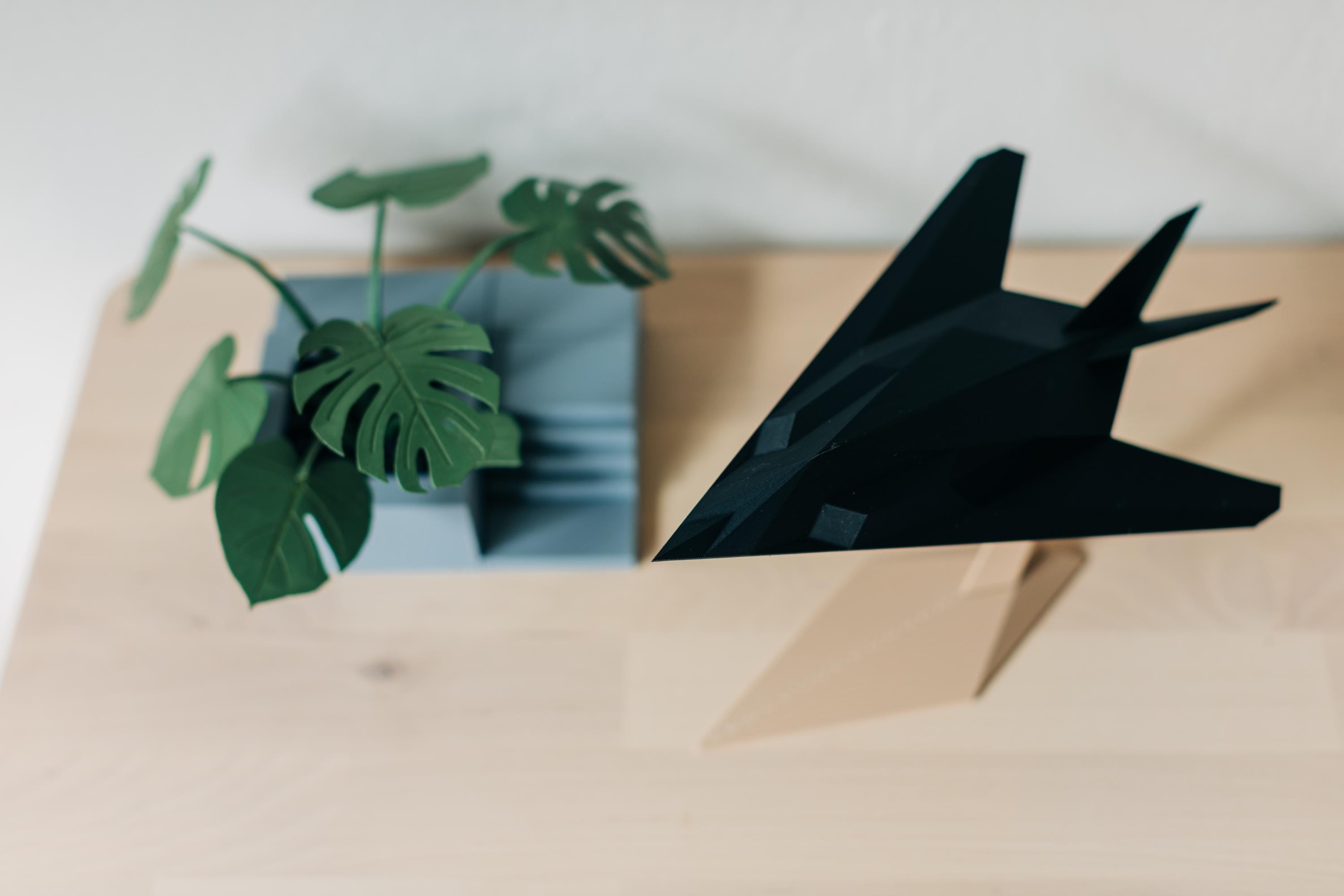 Retro Minimalist F-117 Nighthawk Stealth Fighter Jet Desk Decoration - Etsy
