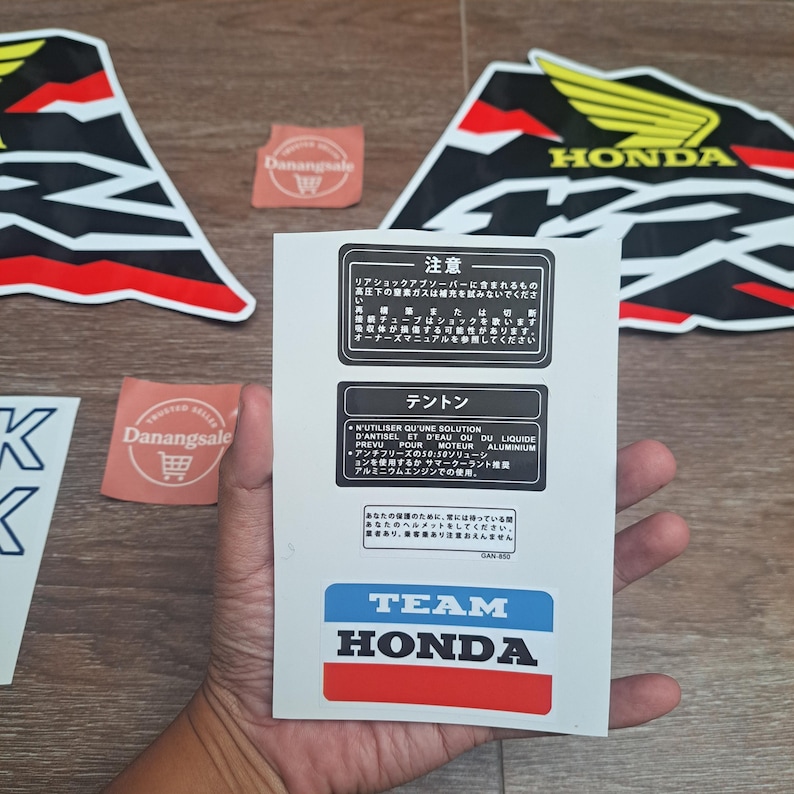 Sticker Decal Honda Baja XR 200 1998 Side Cover Fuel Gas Tank - Etsy