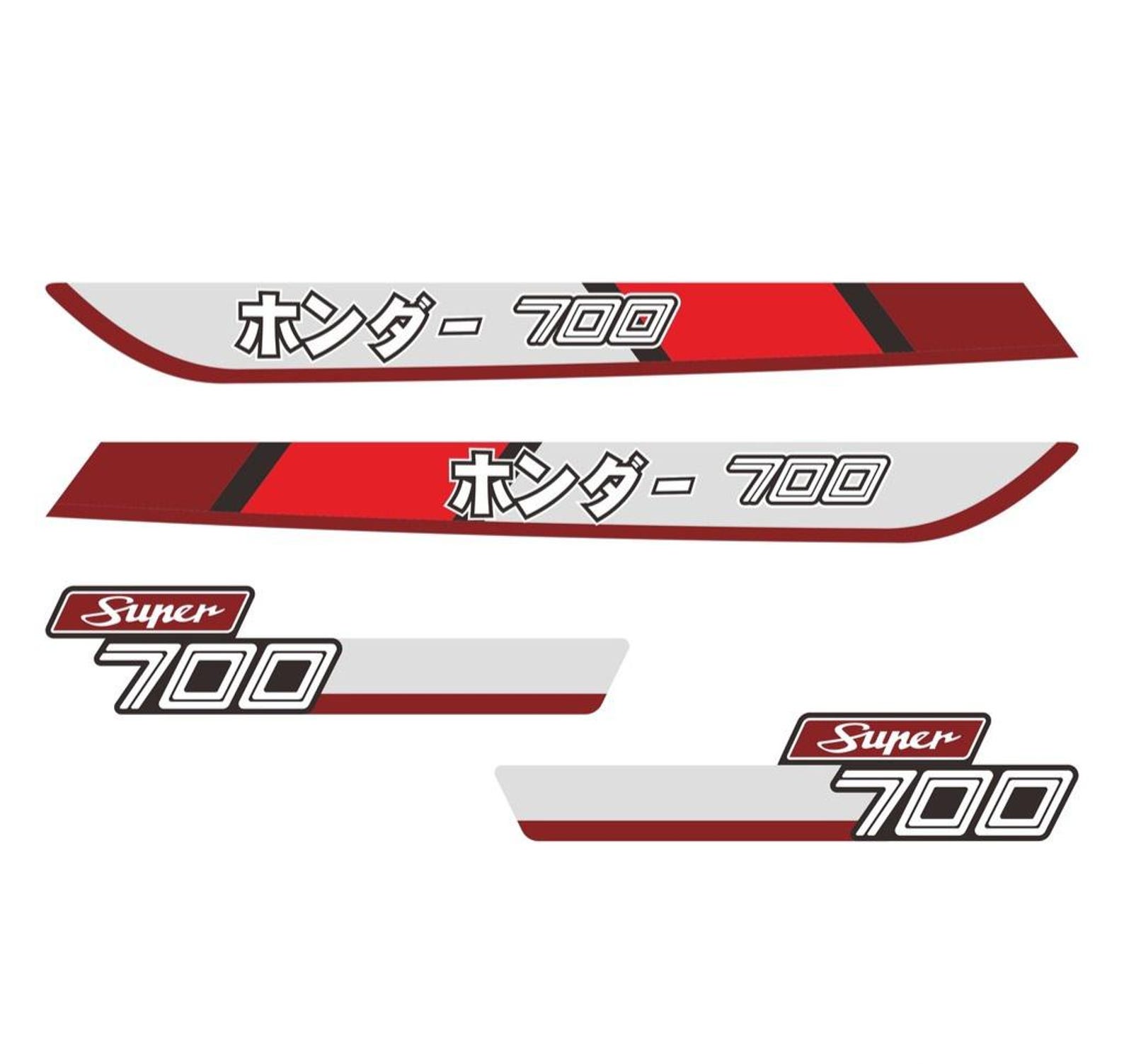 Honda Super Cub C700 Side Cover Sticker Decal - Classic Japan Font - Etsy