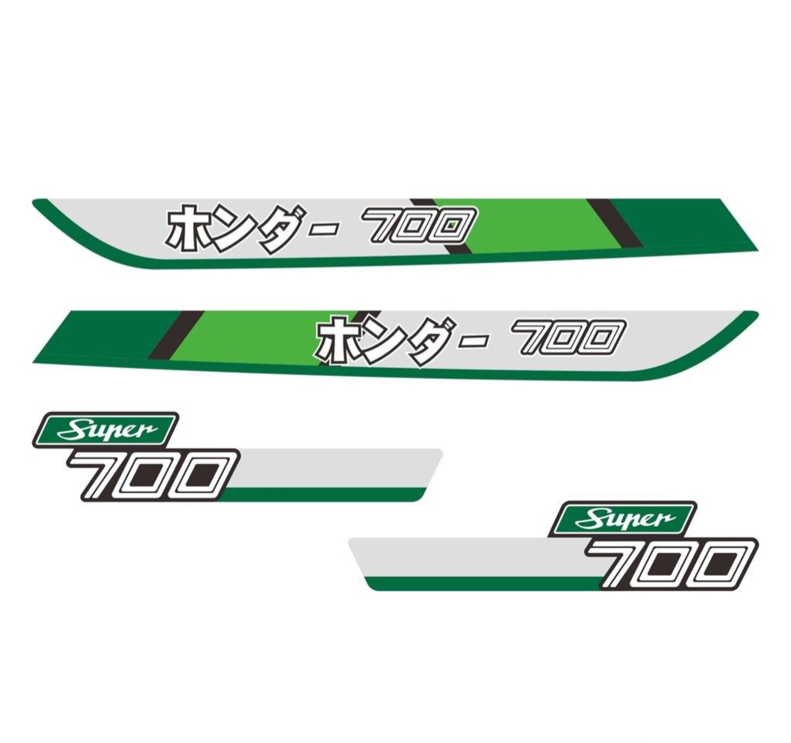 Honda Super Cub C700 Side Cover Sticker Decal - Classic Japan Font - Etsy