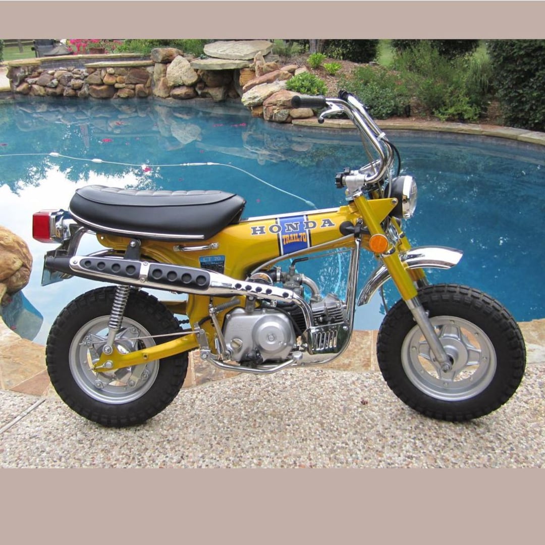 Sticker Decal Honda Dax ST 70 Trail CT70K Side Cover Fuel Gas Tank - Etsy