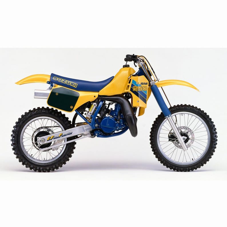 Sticker Decal Suzuki RM250 RM 250 1986 Side Cover Fuel Gas Tank - Etsy