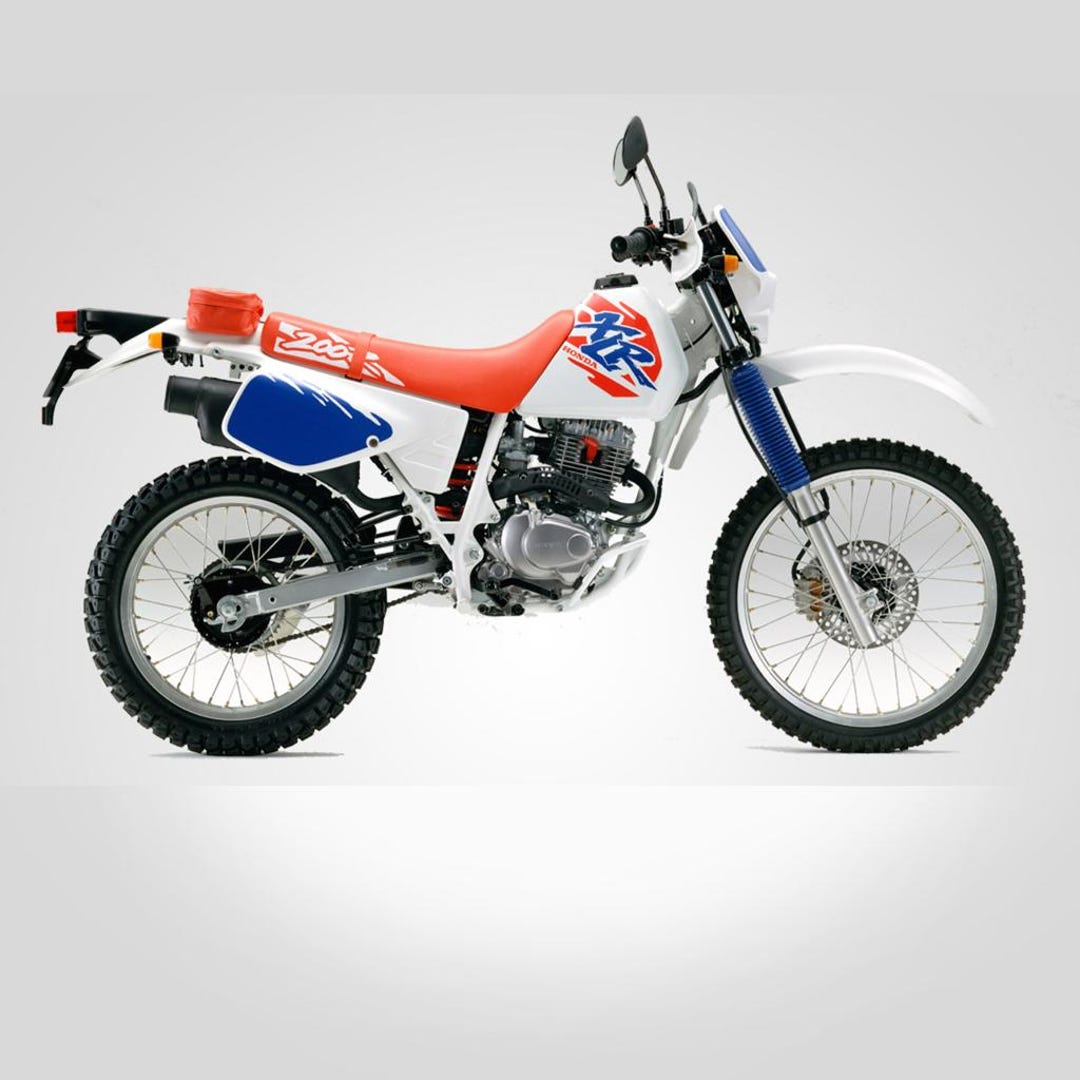 Honda Baja XLR 200 XR 200 1996 Decal Set - Fuel Tank Side Cover ...