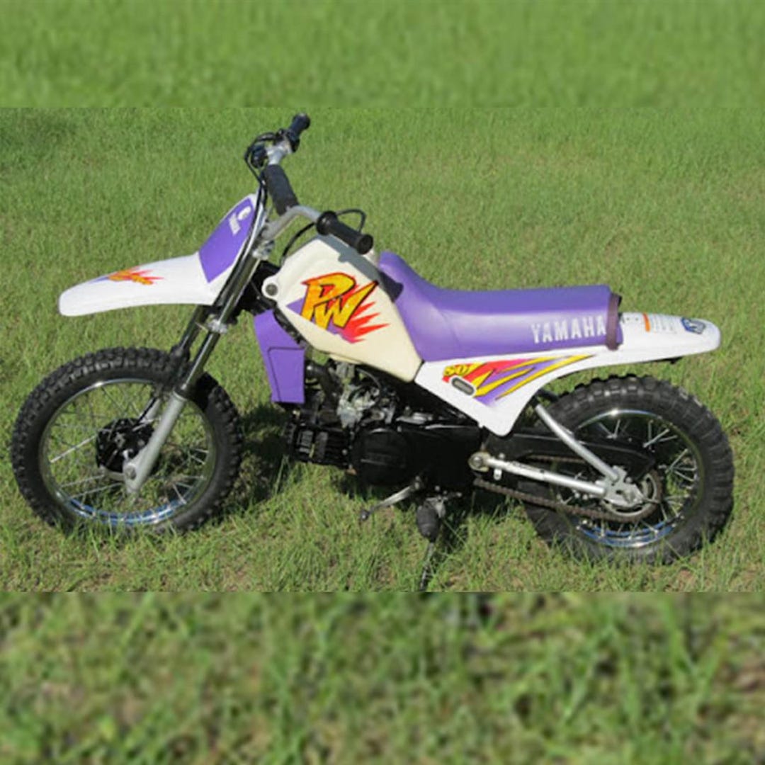 Sticker Decal Yamaha PW 80 PW80 Purple Side Cover Fuel Gas Tank - Etsy