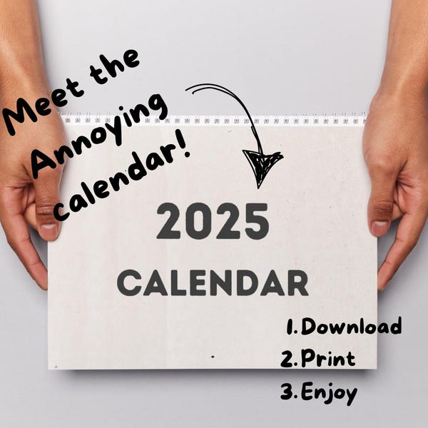2025 Funny Calendars - Etsy UK