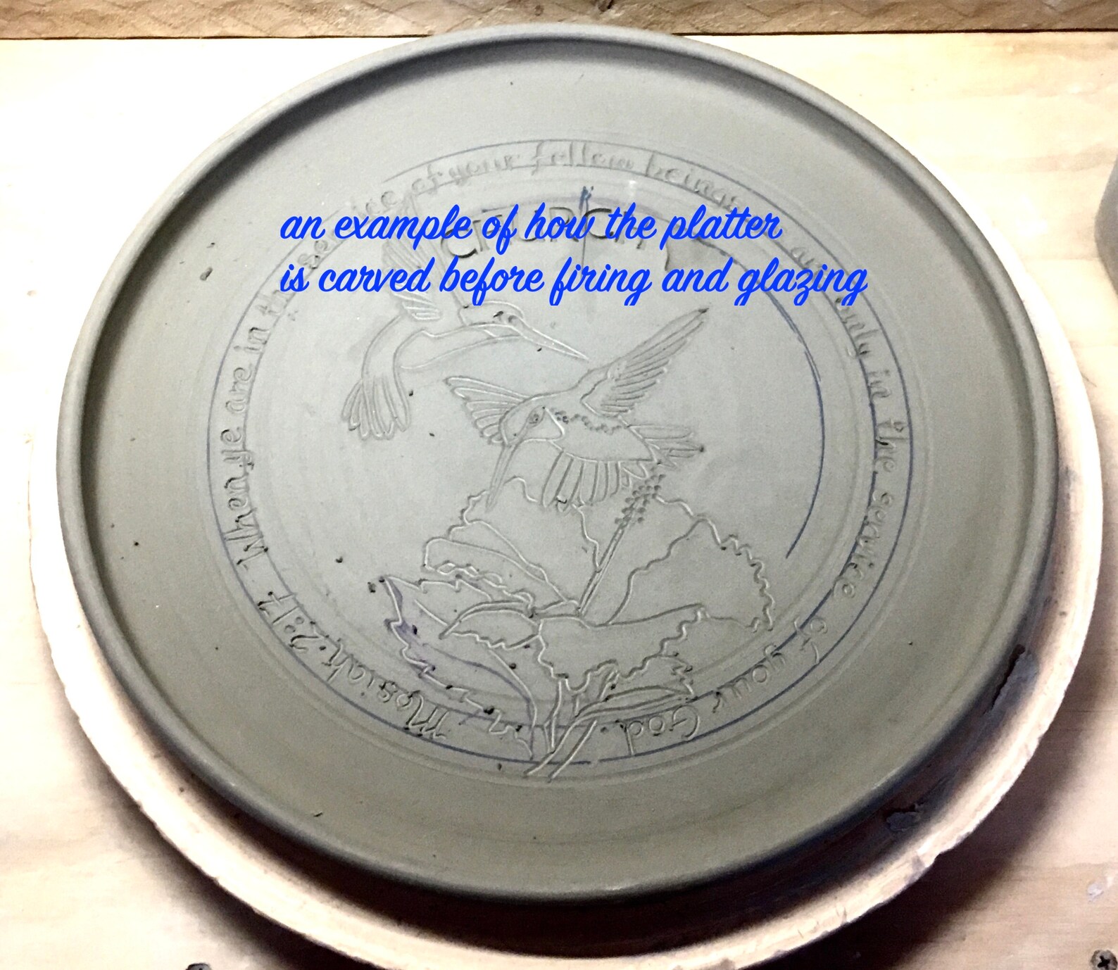 FAMILY TREE PLATTER, Family Flowers Design - Etsy