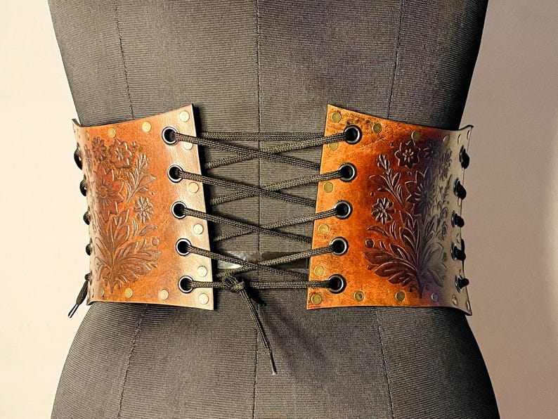 Leather Valkyrie Wing Headdress & Viking Corset Belt | Cosplay Roleplay ...