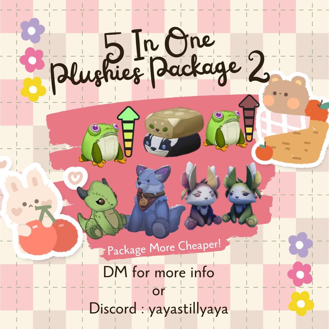 5x Chosen Limited Plushies Package 2 - Etsy