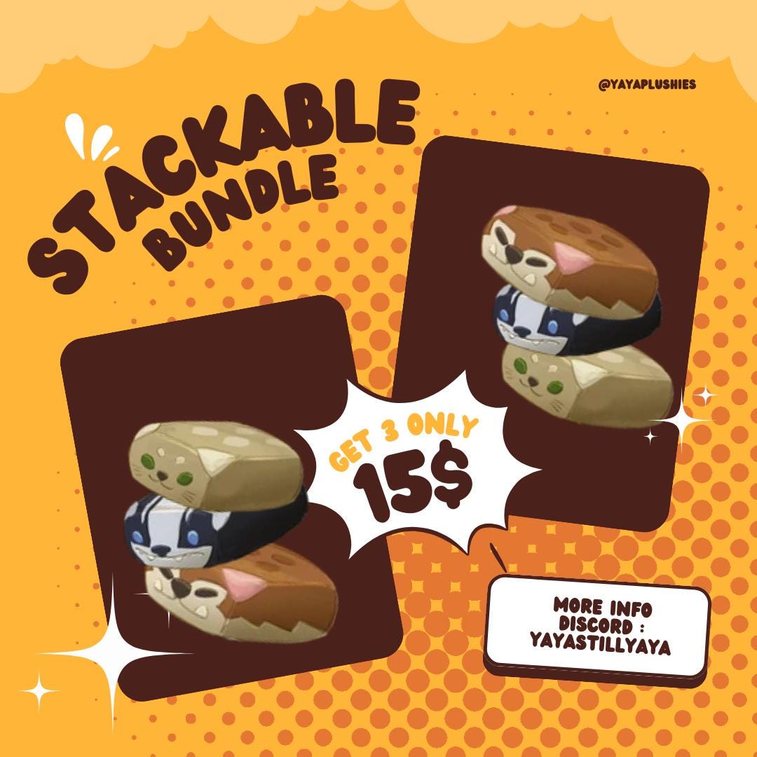 Chapaa Stackable Pillow Plushies - Etsy