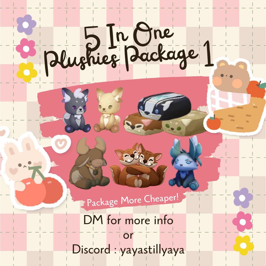 5x Chosen Limited Plushies Package 1 - Etsy