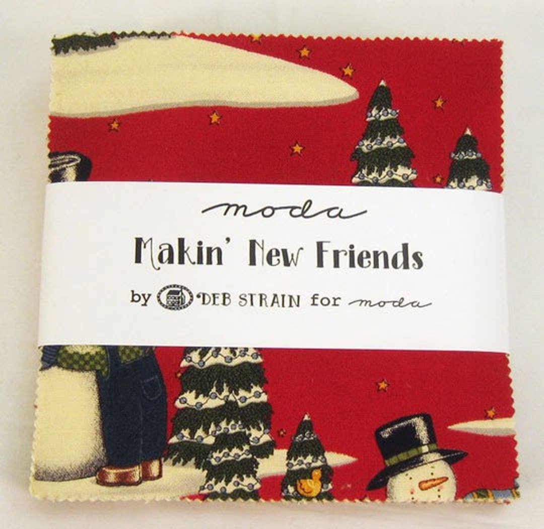 Only One Makin New Friends Fabric-by Deb Strain for Moda-charm Pack ...