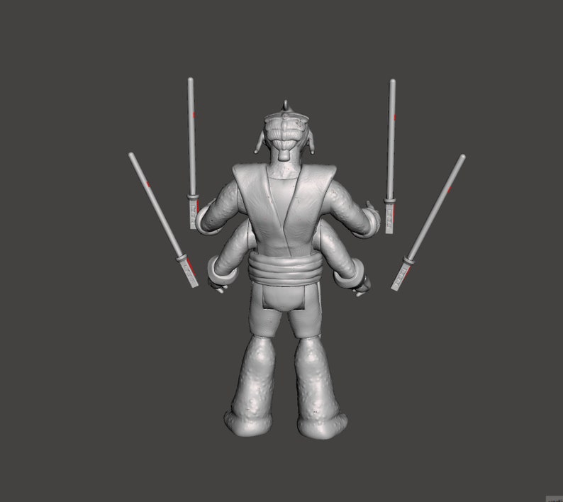 Star Wars Clone Wars General Pong Krell Jedi Master, 3D Printed Custom ...