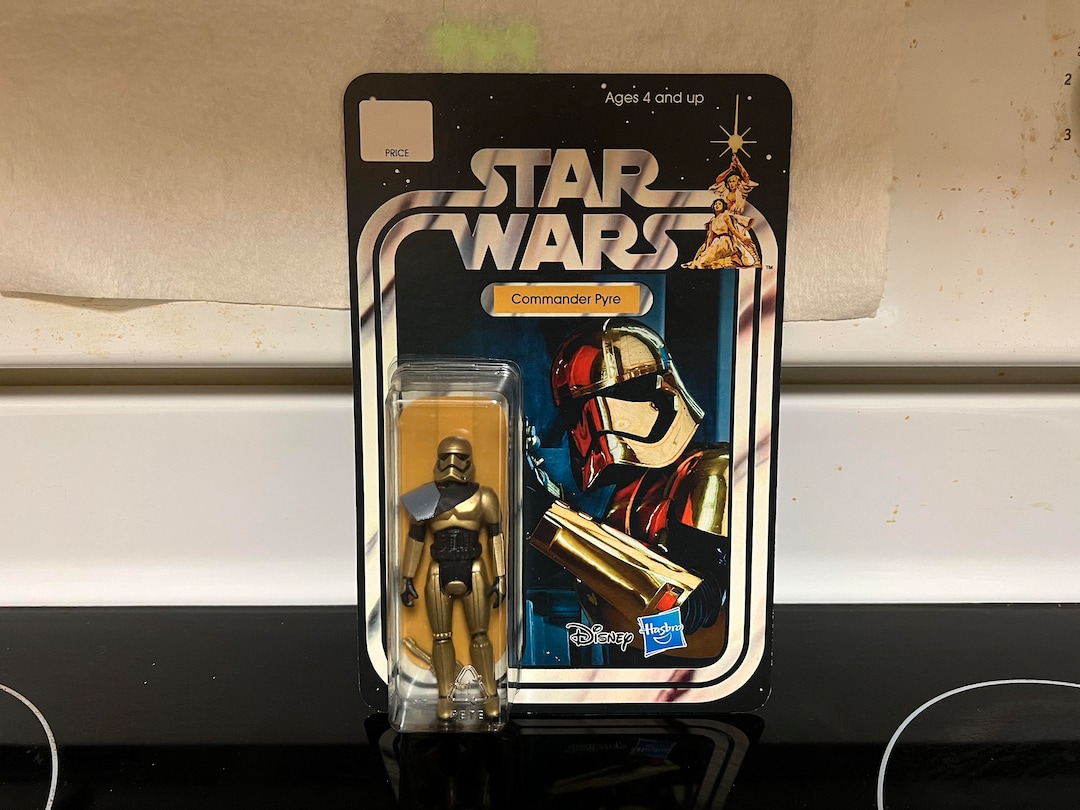 Star Wars Vintage Commander Pyre Stormtrooper, Custom Carded Kenner ...