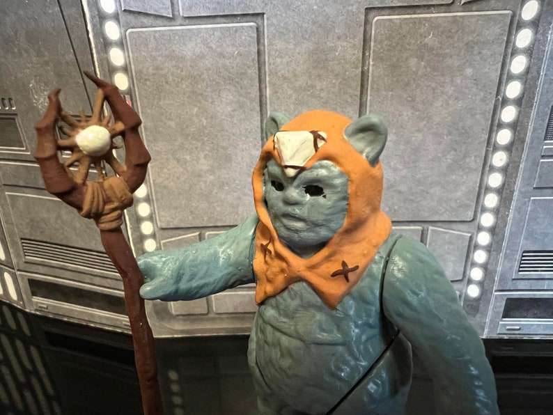 Star Wars Ewok shaman Ewok 3D Printed Custom Model Action - Etsy