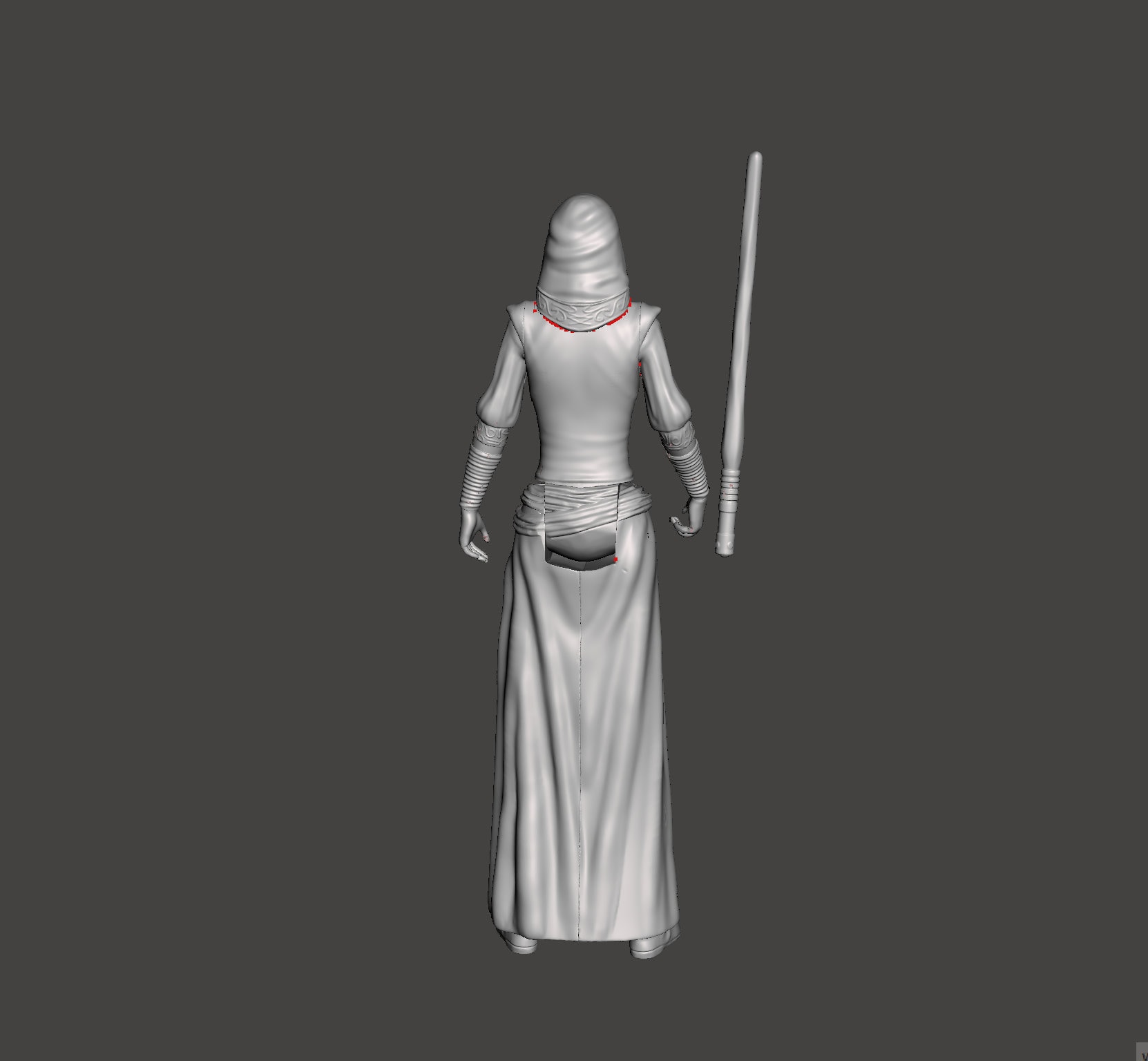 Star Wars Visas Marr, 3D Printed Custom Model Figure Kit (unpainted ...