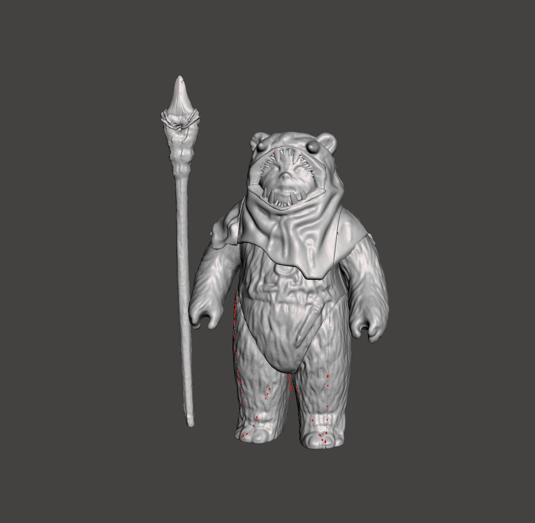 Star Wars Ewok (fish Chief), 3D Printed Custom Model Action Figure Kit ...