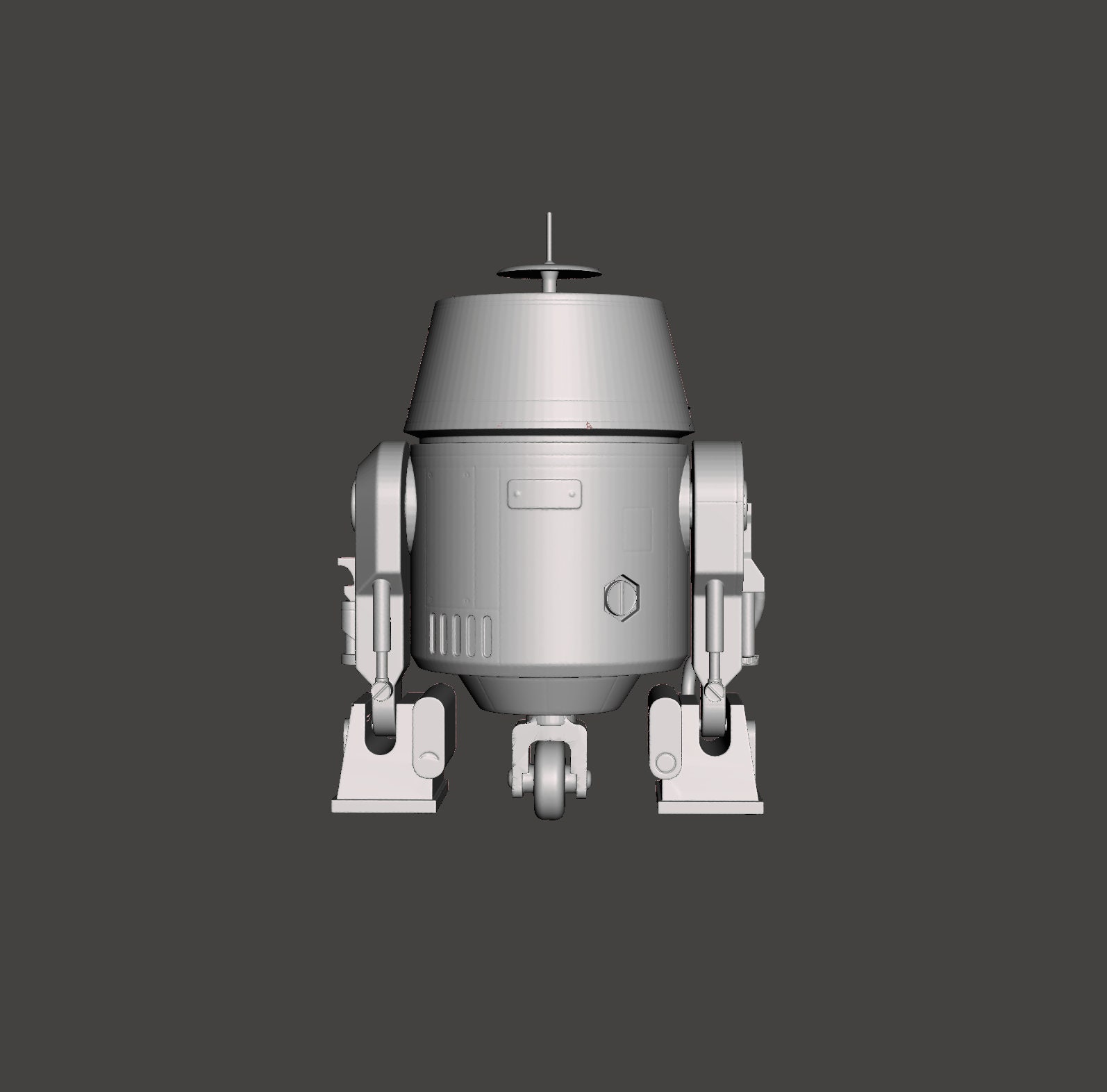 Star Wars REBELS Chopper Droid, 3D Printed Custom Model Figure Kit ...