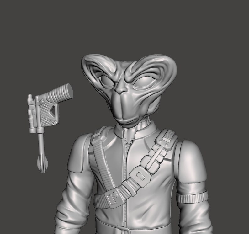 Star Wars Hem Dazon Flightuit Cantina Alien Action Figure 3D - Etsy