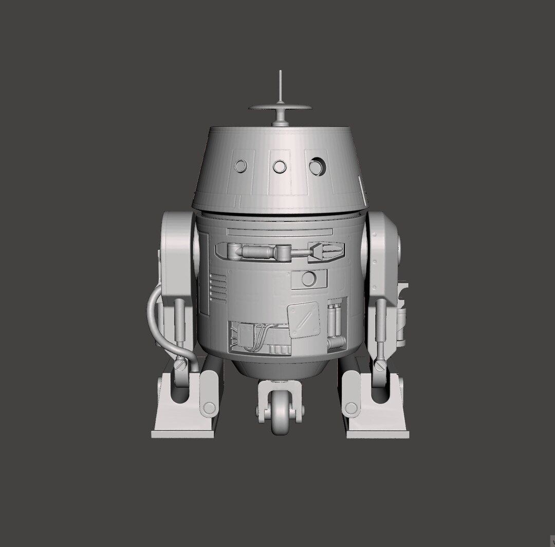 Star Wars REBELS Chopper Droid, 3D Printed Custom Model Figure Kit ...