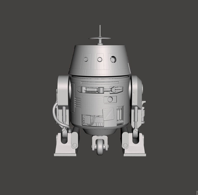 Star Wars Rebels Chopper Droid 3d Printed Custom Model Figure Kit