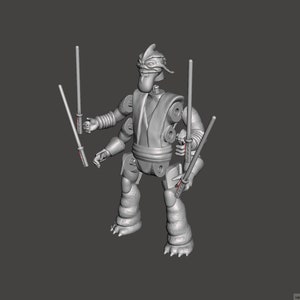 Star Wars Clone Wars General Pong Krell Jedi Master, 3D Printed Custom ...