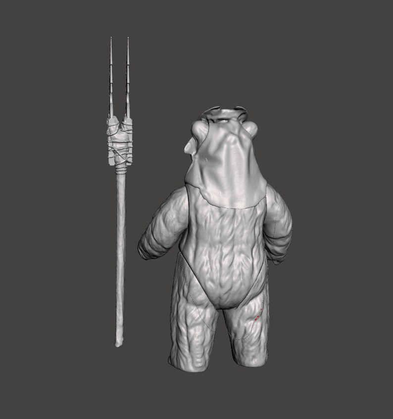 Star Wars Ewok predator Ewok, 3D Printed Custom Model Action Figure Kit ...