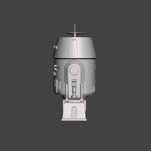 Star Wars REBELS Chopper Droid, 3D Printed Custom Model Figure Kit ...