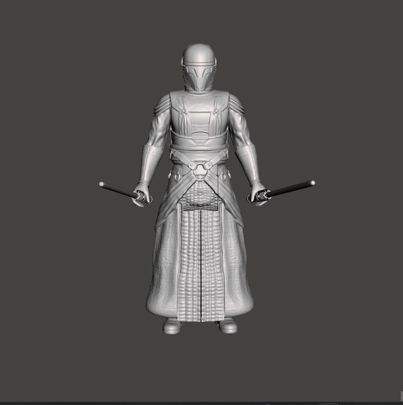 Star Wars Darth Revan KOTOR 3D Printed Custom Model - Etsy