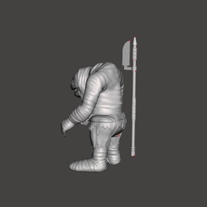 Star Wars Hermi Odle Jabba's Palace, 3D Printed Custom Model Figure Kit ...