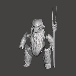 Star Wars Ewok (predator Ewok), 3D Printed Custom Model Action Figure ...