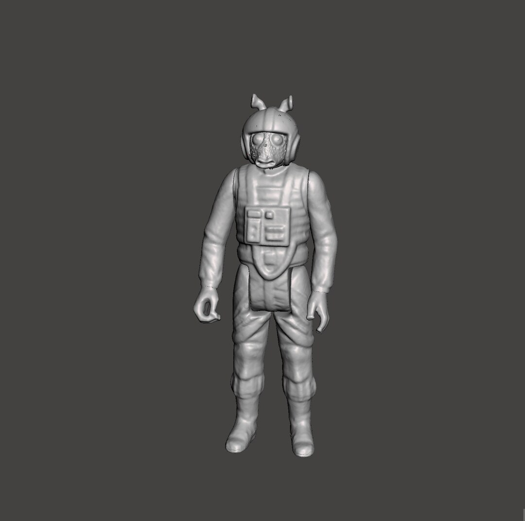Star Wars Rodian greedo Alien X-winf Pilot, 3D Printed Custom Model ...