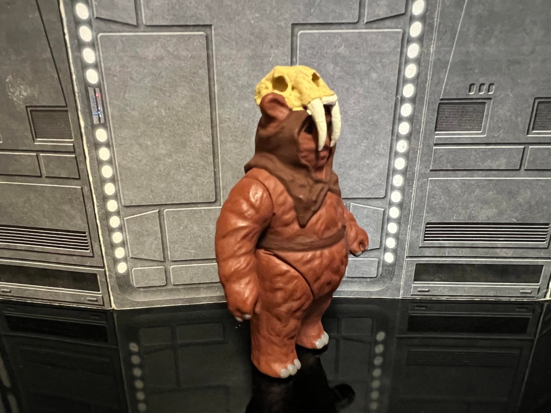 Star Wars Ewok sabertooth Ewok 3D Printed Custom Model - Etsy