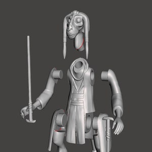 Star Wars Rebels Tera Sinube, 3D Printed Custom Model Figure Kit ...