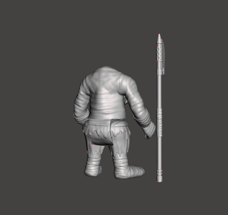 Star Wars Hermi Odle Jabba's Palace, 3D Printed Custom Model Figure Kit ...