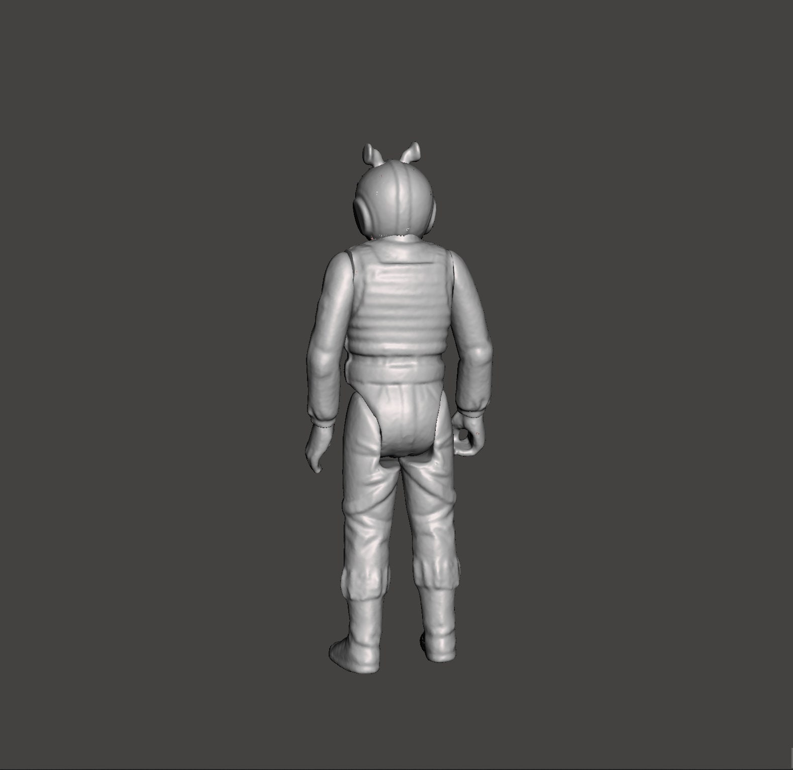 Star Wars Rodian greedo Alien X-winf Pilot, 3D Printed Custom Model ...