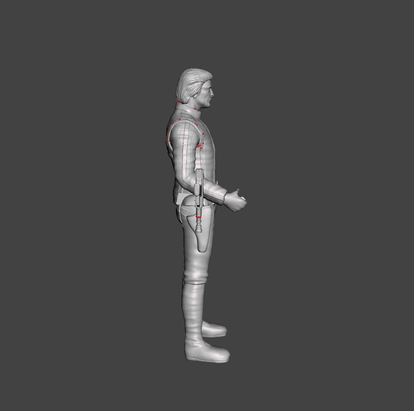 Star Wars Cantina Yerka Mig, 3D Printed Custom Action Figure Kit ...