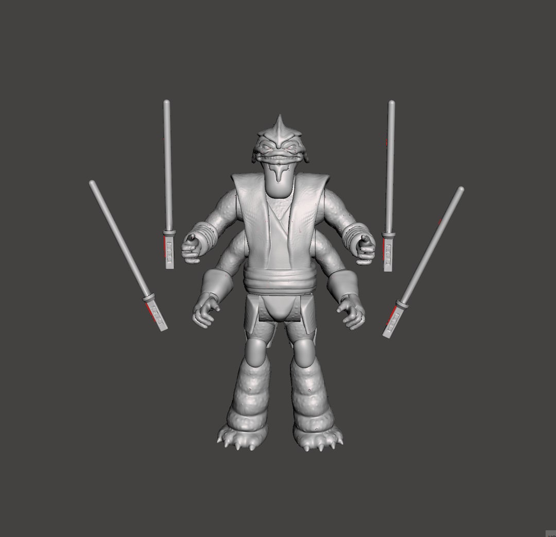 Star Wars Clone Wars General Pong Krell Jedi Master, 3D Printed Custom ...