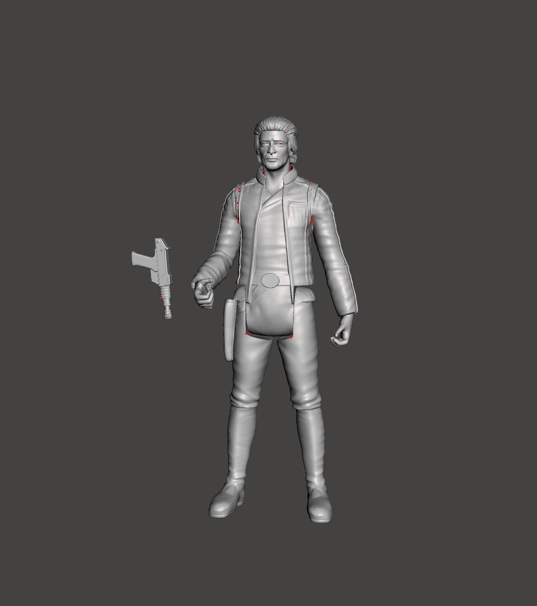 Star Wars Cantina Yerka Mig, 3D Printed Custom Action Figure Kit ...