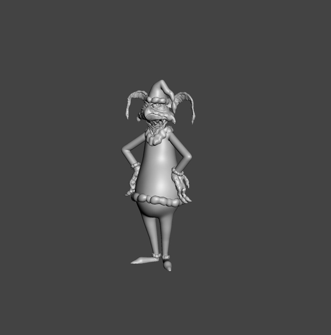 Star Wars Christmas Salacious Grinch Mashup, 3D Printed Custom Model ...