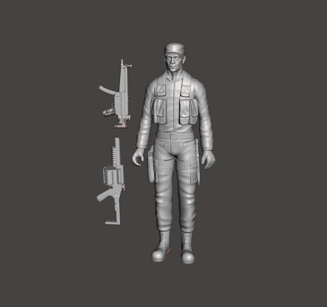 Predator Alien Film Poncho Vintage Style Action Figure. Kenner Style 3. ...