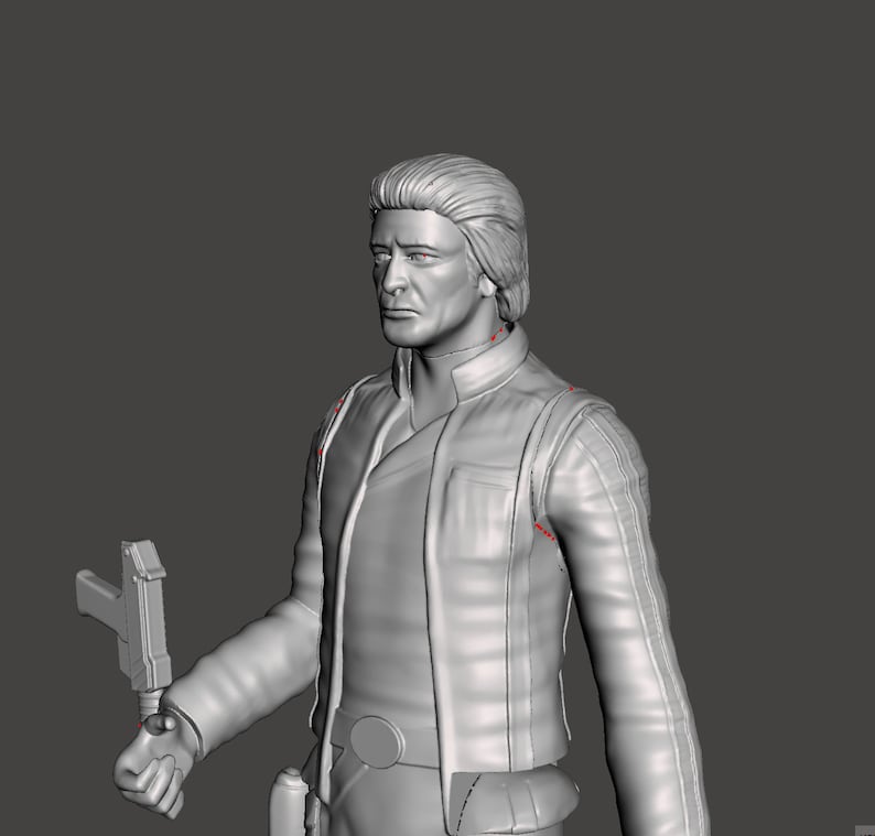 Star Wars Cantina Yerka Mig, 3D Printed Custom Action Figure Kit ...