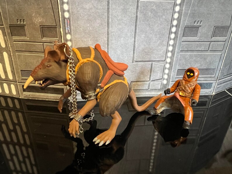 Star Wars Jawa Womprat Rider 3D Printed Custom Model Figure - Etsy