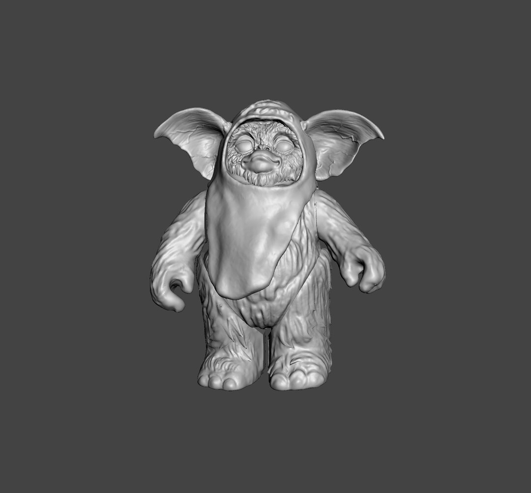 Star Wars Gremlins Mashup Mogwok, Mogwai Ewok 3D Printed Custom Model ...