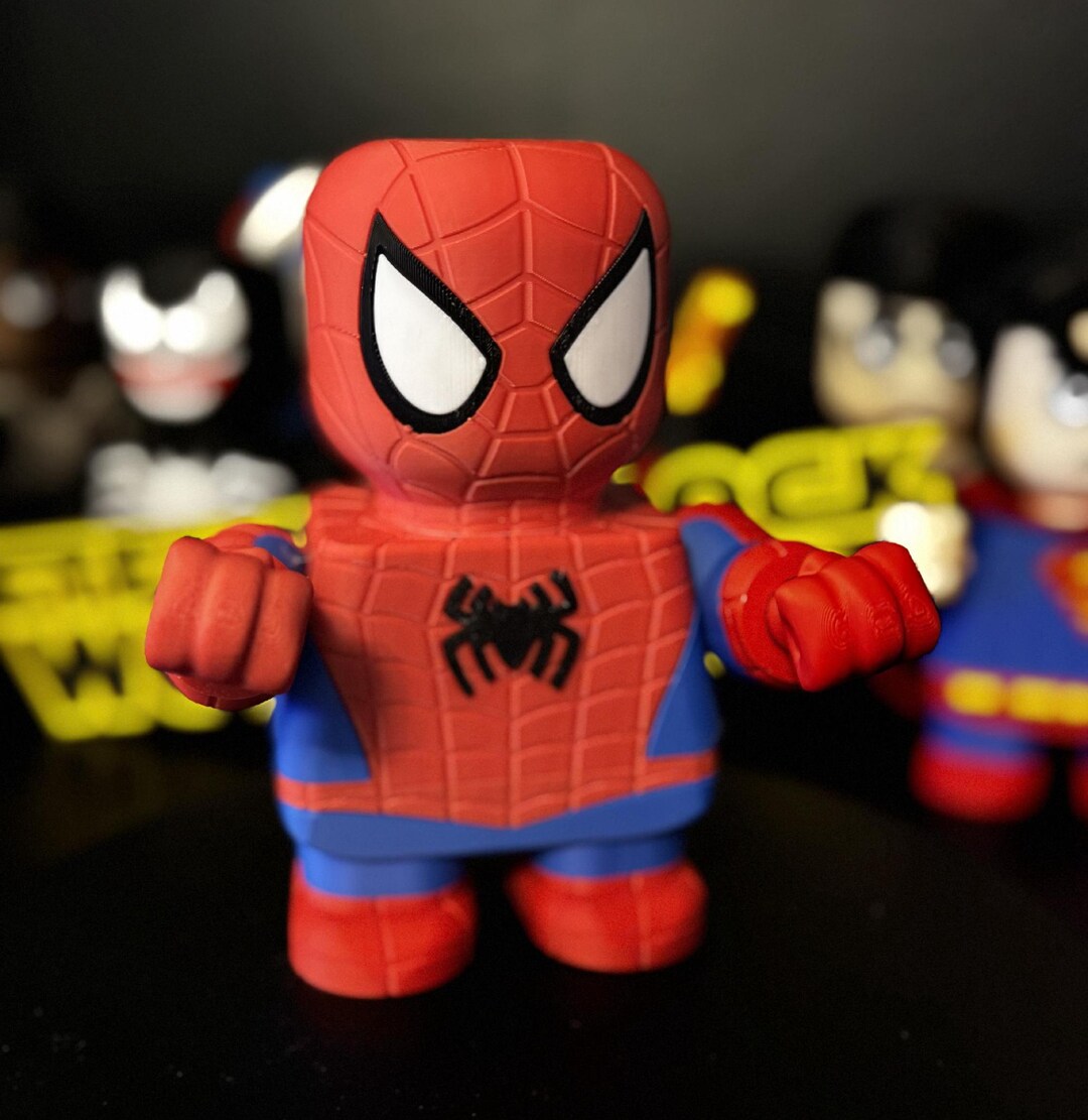 Spiderman | Marvel Inspired 3D Printed - Spiderchunk | 6.75" Tall | Marvel Fan Gift ...
